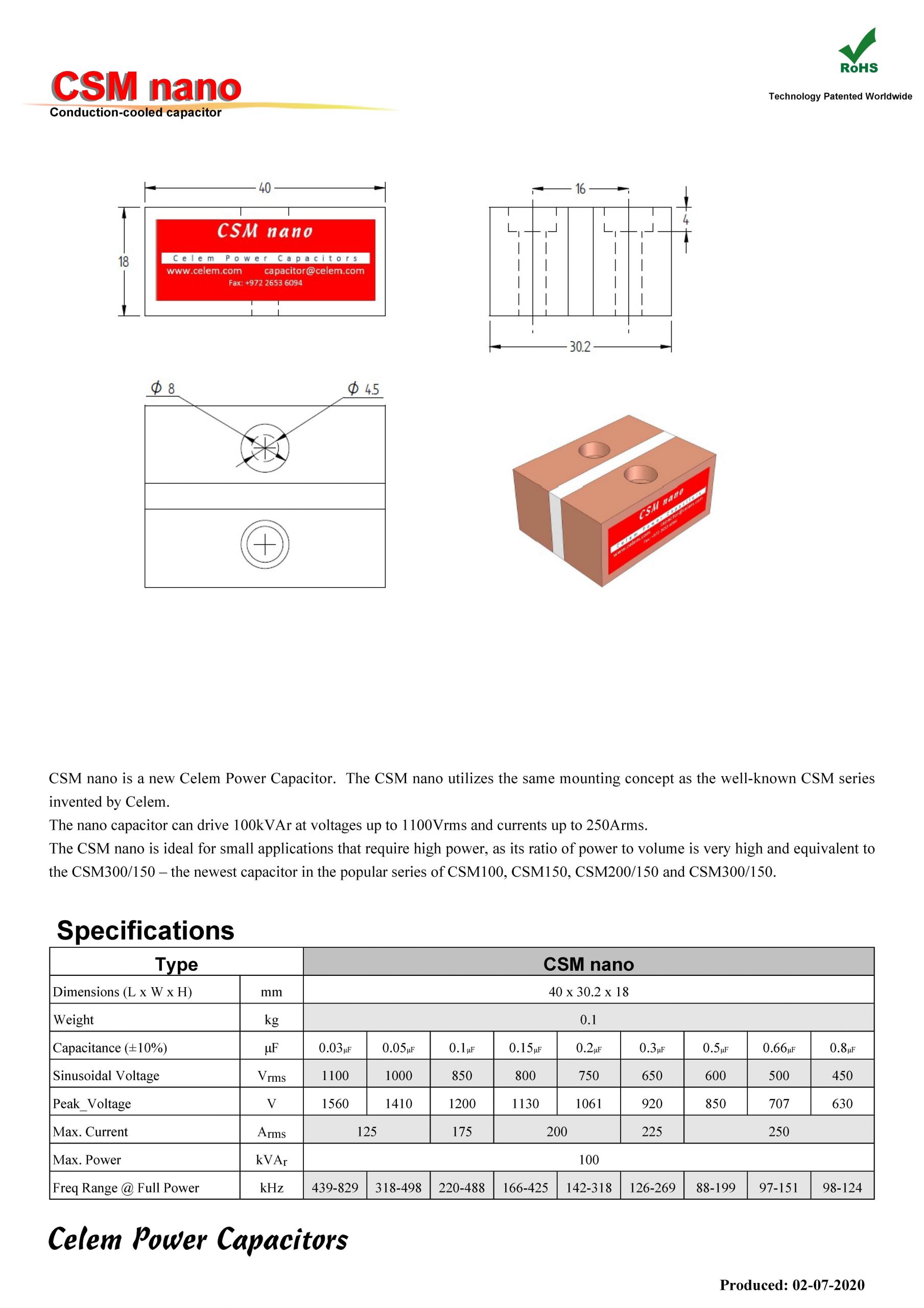 Celem - CSM NANO - RELL Power